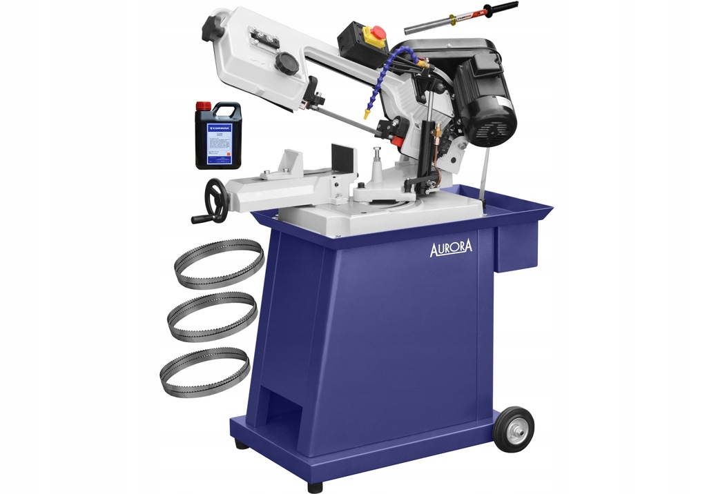 PRZECINARKA TAŚMOWA METCOR G5013W DO METALU 400V SKRĘTNE RAMIĘ +60°-45 ...