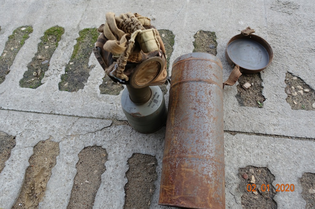 maska pgaz przeciwgazowa francuska z pojemnikiem - 8828627846 - oficjalne archiwum Allegro