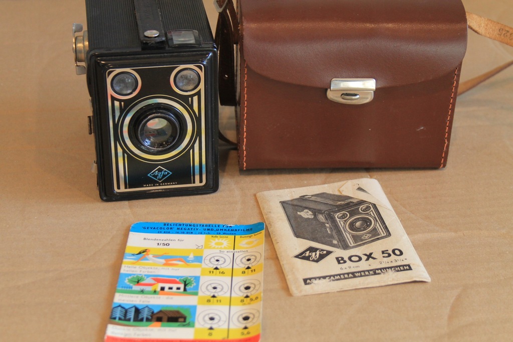 Aparat AGFA BOX 50 - 13034687558 - oficjalne archiwum Allegro