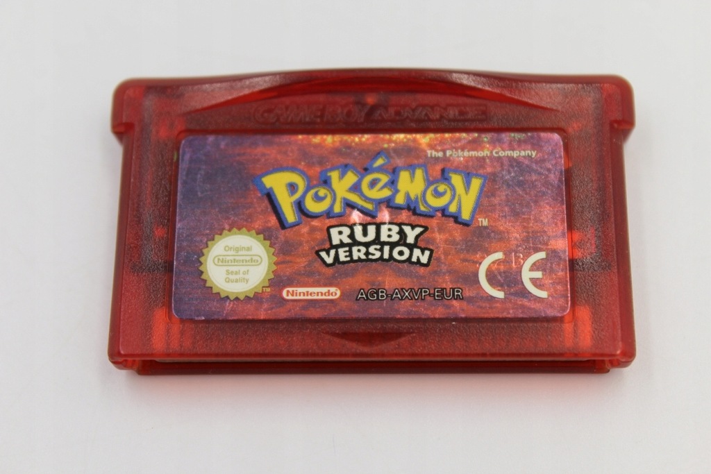 POKEMON RUBY GameBoy Advance SP GBA ORYGINAŁ - 13154765926 - oficjalne ...