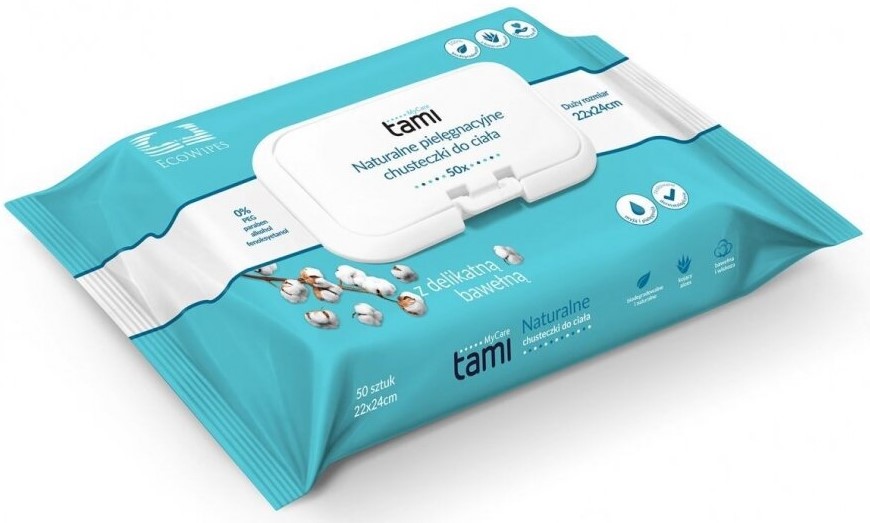 TAMI MyCARE pielęgnacyjne chusteczki do ciała - 10651629551 - oficjalne ...