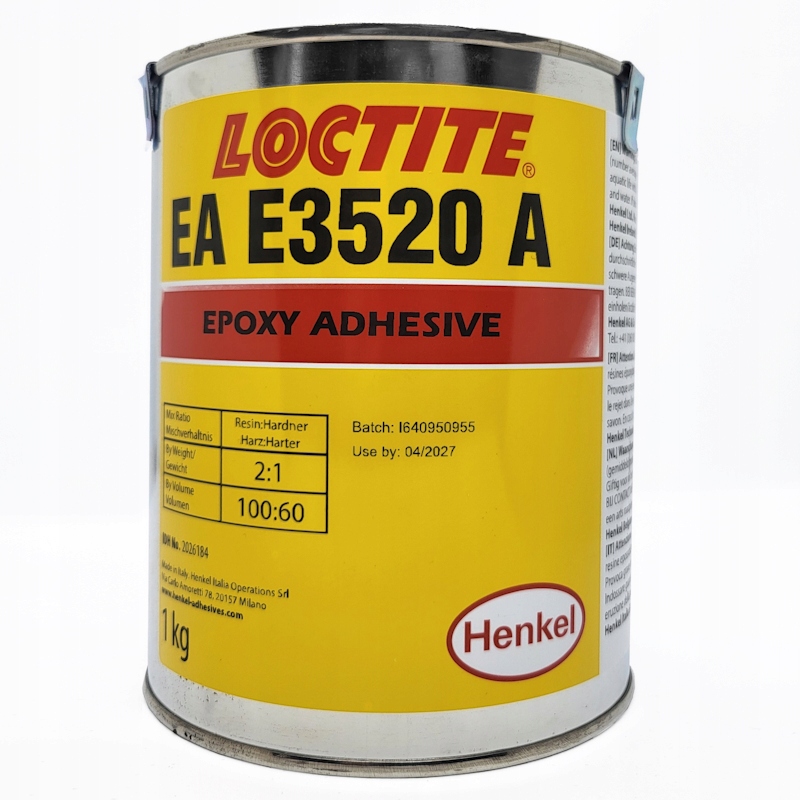 LOCTITE EA E3520 składnik A 1kg klej epoksydowy do wysokich temperatur ...