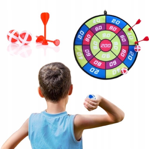DART GRA ZRĘCZNOŚCIOWA RZEPY RZUTKI PIŁKI TARCZA - 13626019685 ...