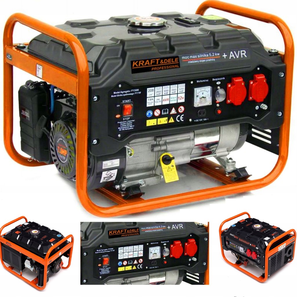AGREGAT PRĄDOTWÓRCZY A1 5,2kW generator prądu - 13437990218 - oficjalne ...