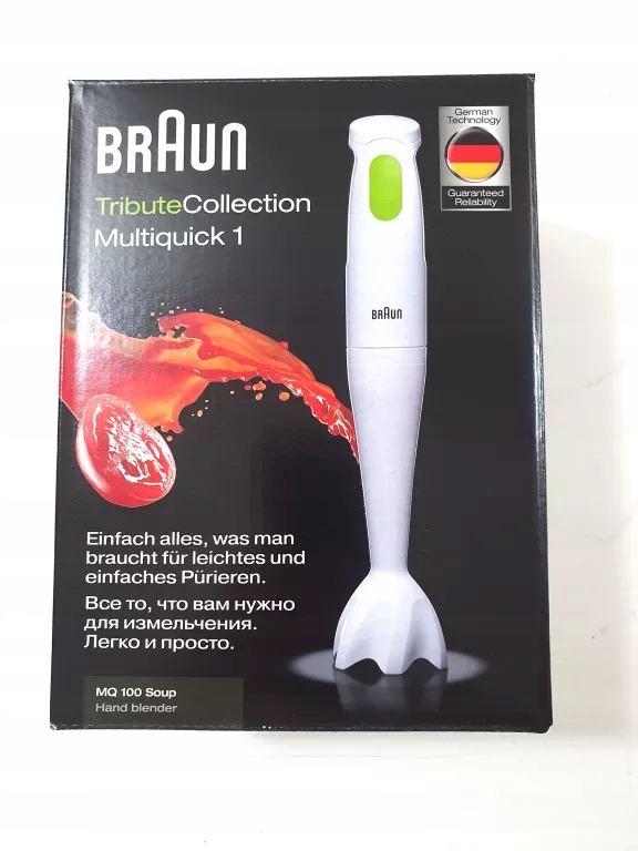 BLENDER BRAUN MULTIQUICK 1 MQ100 450W - 13306286451 - oficjalne archiwum Allegro