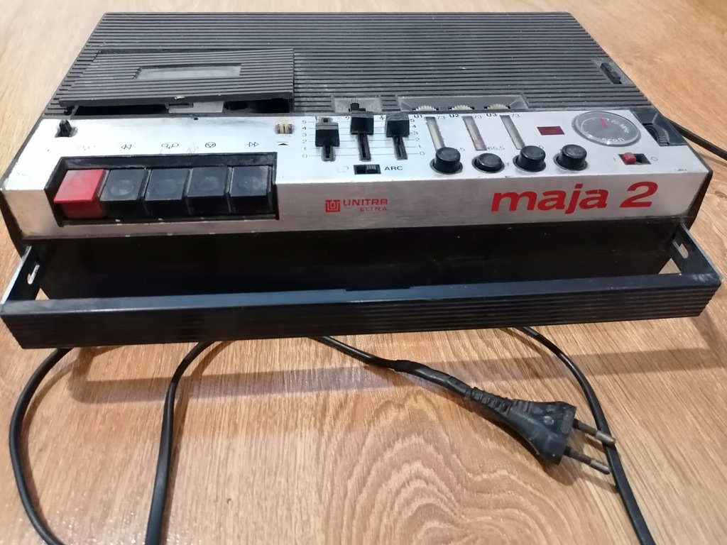 Radio-magnetofon Unitra Maja 2 - 12757479707 - oficjalne archiwum Allegro