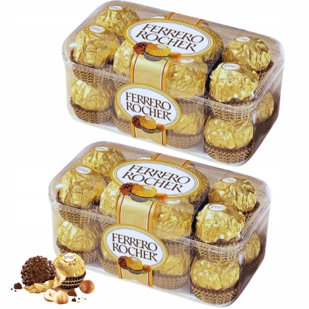 FERRERO ROCHER bombonierka 2x200g - 15306698957 - oficjalne archiwum ...