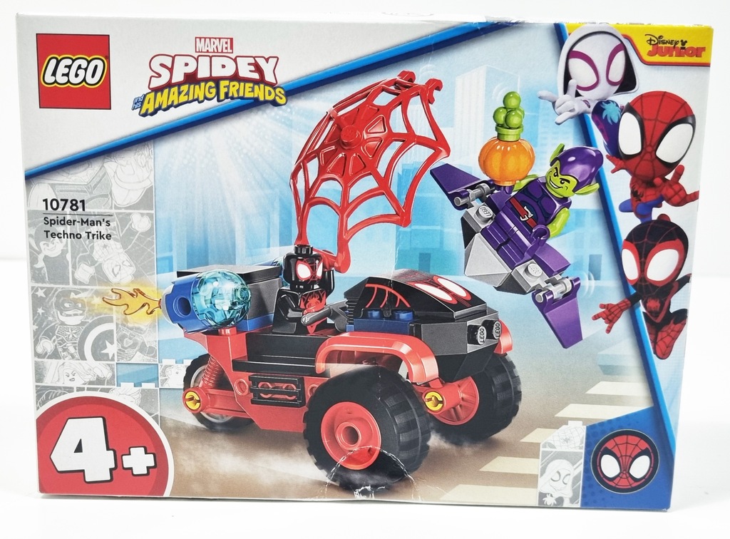 LEGO MARVEL 10781 Spider-Man's Techno Trike - 12956234869 - oficjalne ...