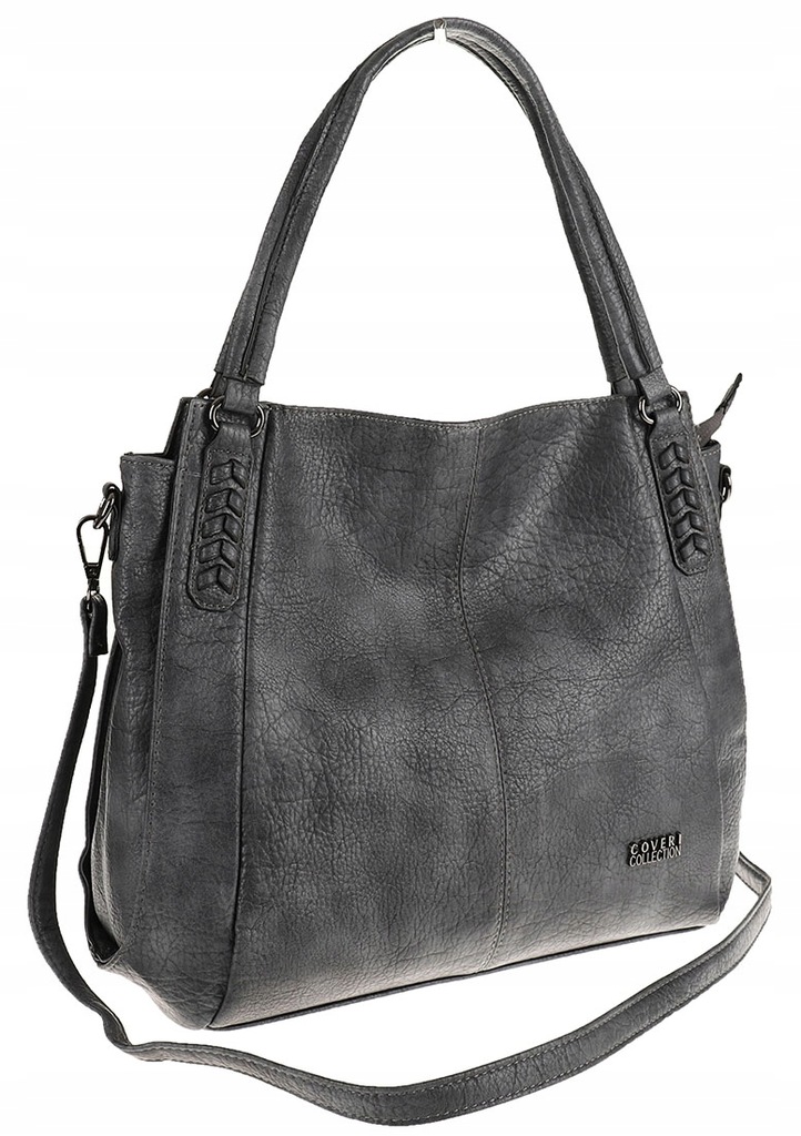 Coveri Collection Włoska Torebka Damska Listonoszka Worek CC192 Blue ...