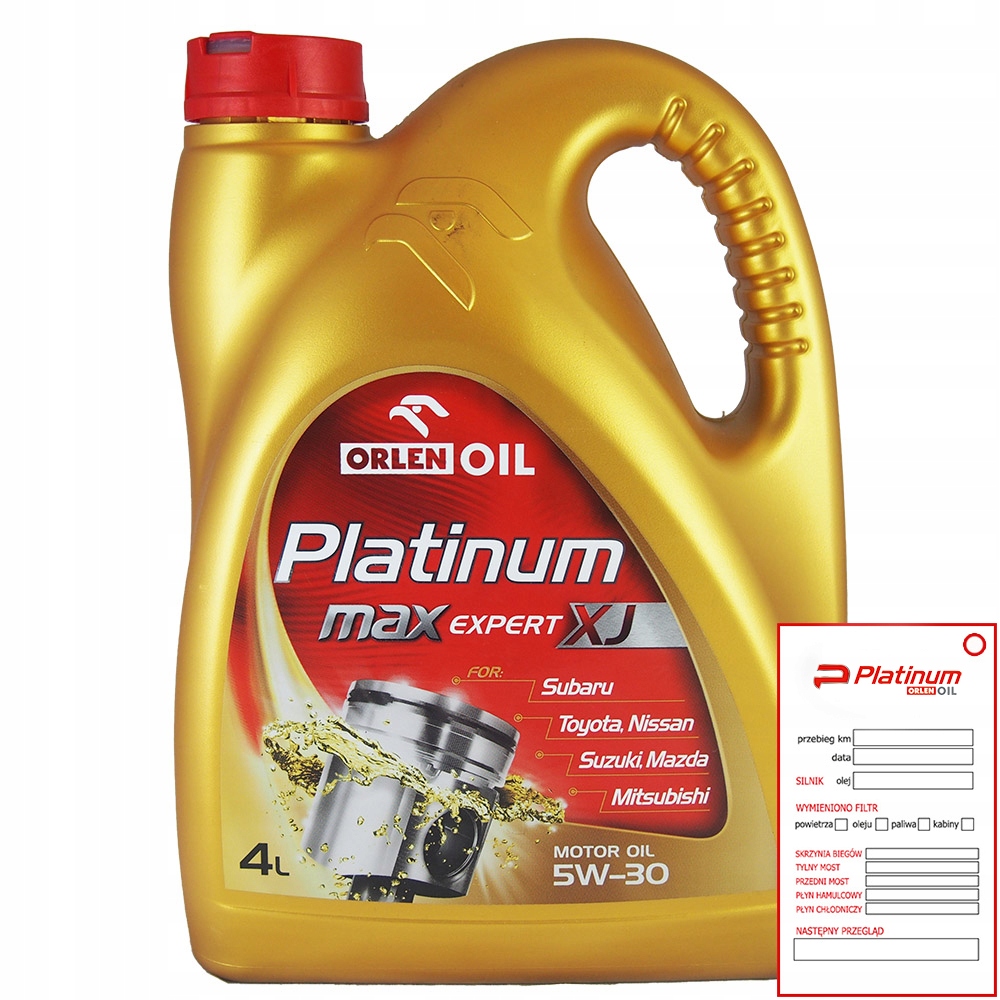 ORLEN PLATINUM MAX EXPERT XJ 5W30 4L - 7556715129 - oficjalne archiwum Allegro