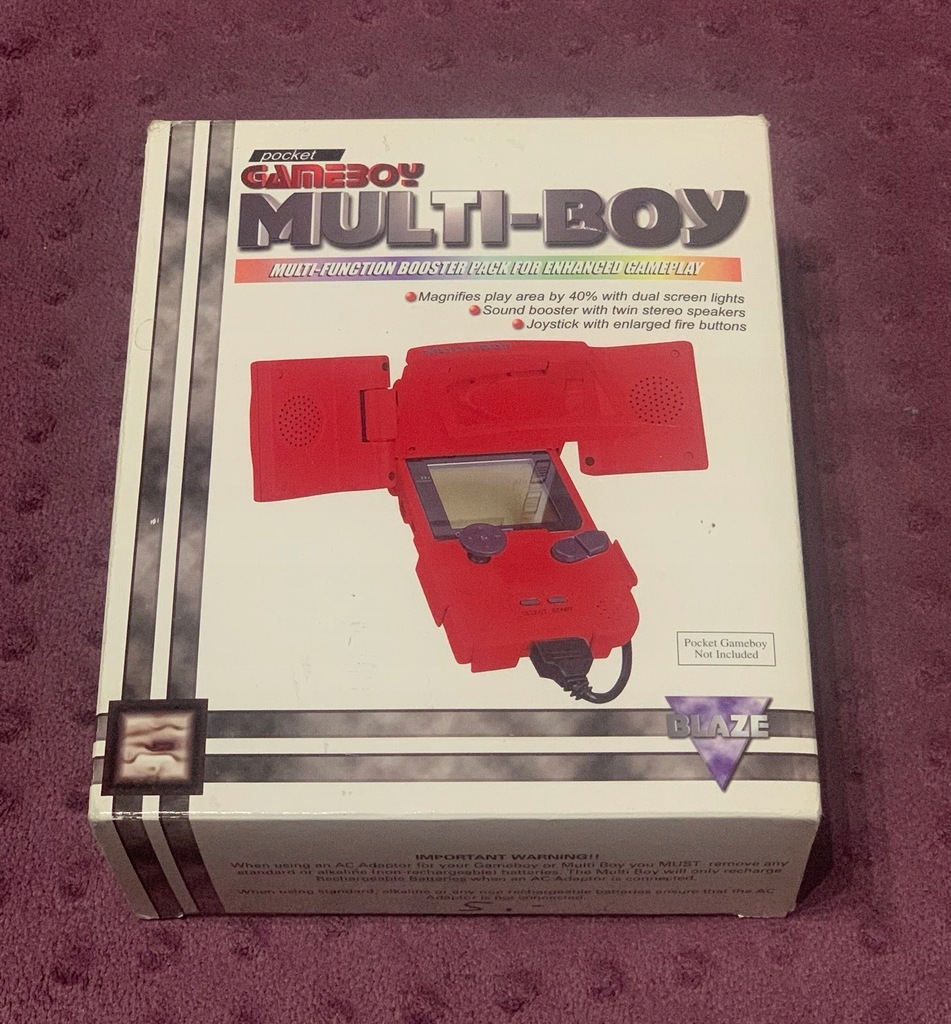 Nintendo Game Boy Pocket Multi Boy - 12960890972 - oficjalne archiwum ...
