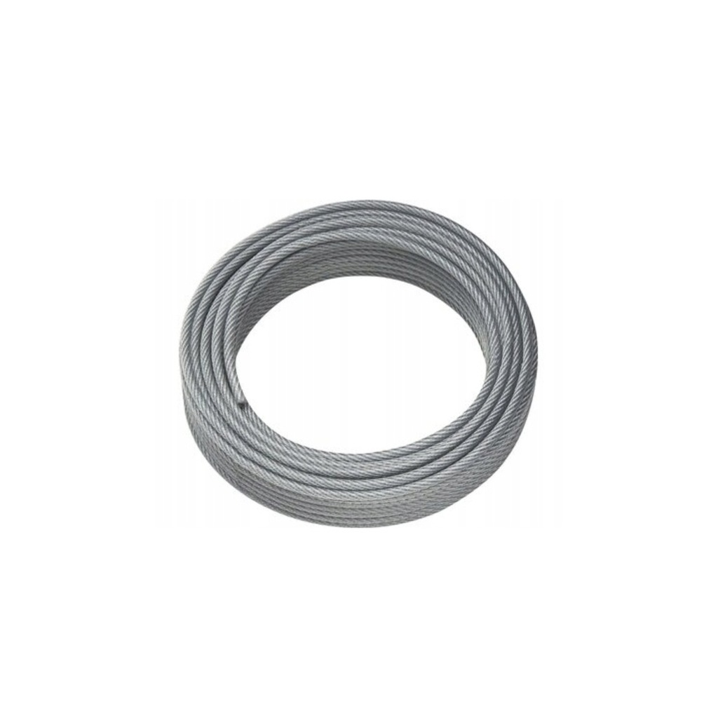 Linka stalowa 5mm splot 6x7 ocynk - 13267057339 - oficjalne archiwum Allegro