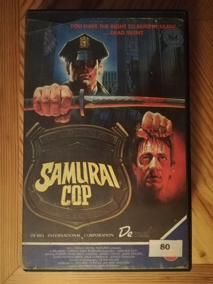 SAMURAI COP - MEGA UNIKAT kaseta [VHS] - 7772418798 - oficjalne ...