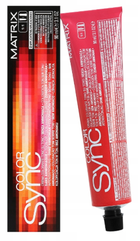 Matrix Color Sync Farba do Włosów 90 ml Kolor 8RC+ - 9310750518 ...