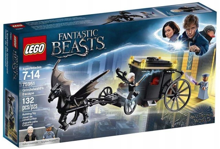 LEGO 75951 FANTASTIC BEASTS UCIECZKA GRINDELWALD - 8109317797 ...