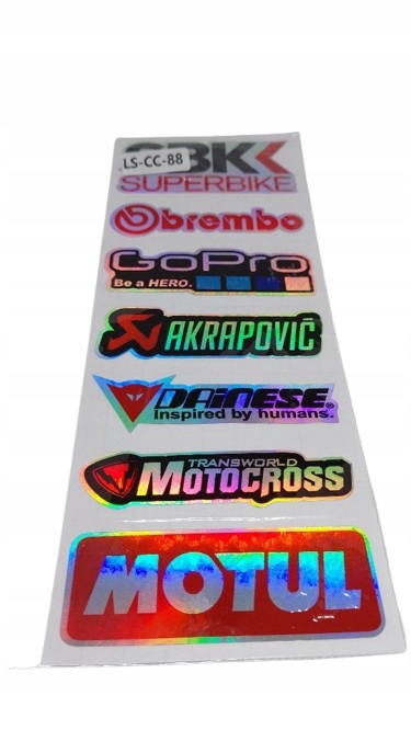 MOTUL BREMBO GOPRO SBK ARKUSZ NAKLEJKA STICKER - 15005516855 - oficjalne archiwum Allegro