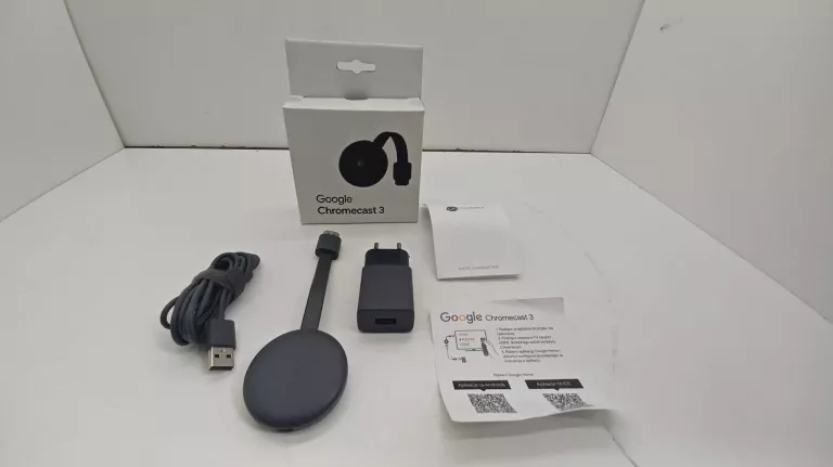 GOOGLE CHROMECAST NC2-6A5 KOMPLET - 12805043412 - oficjalne archiwum ...