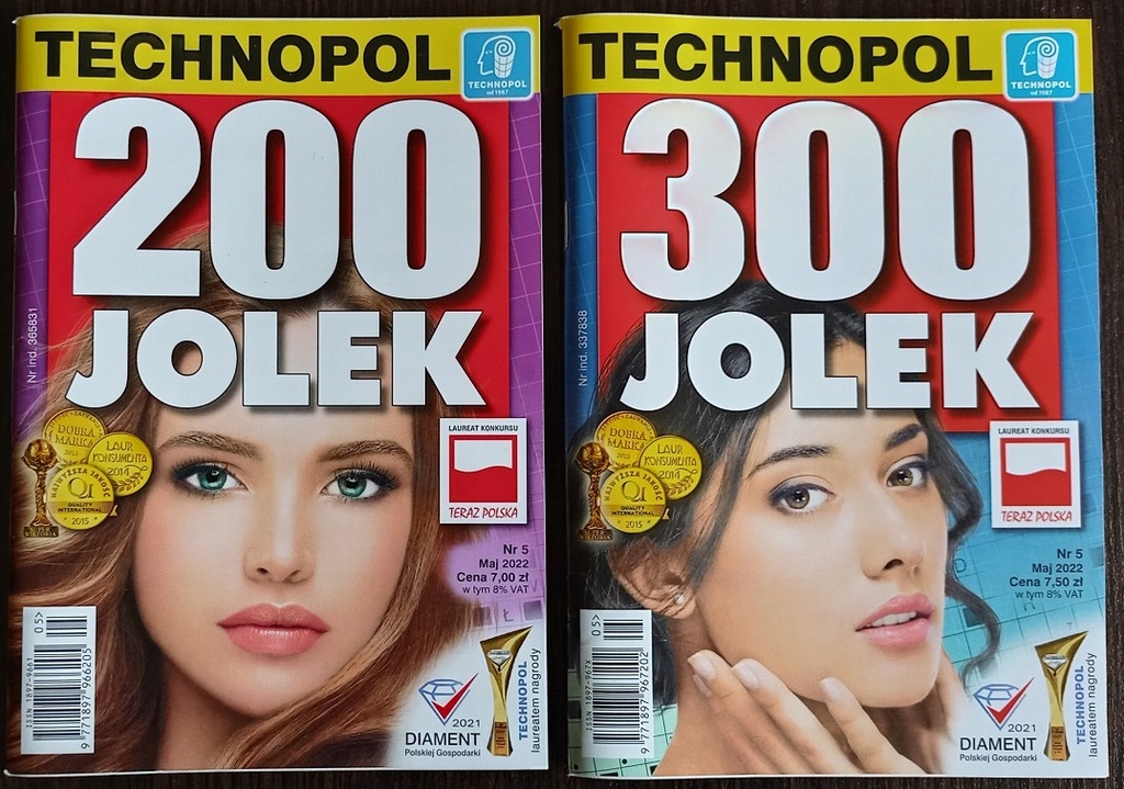 200 + 300 JOLEK TECHNOPOL 5/2022 KRZYŻÓWKA ZESTAW - 12214209473 ...