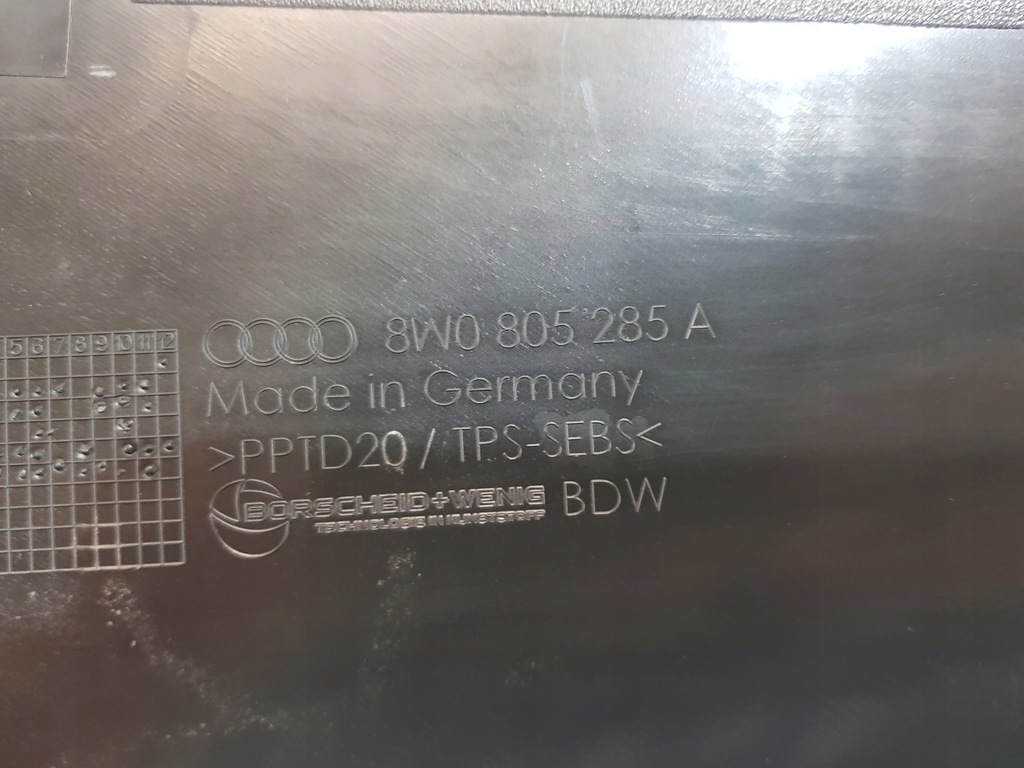 AUDI A4 B9 OSŁONA REFLEKTORA LEWA PRZÓD 8W0805285A - 11572094064 ...