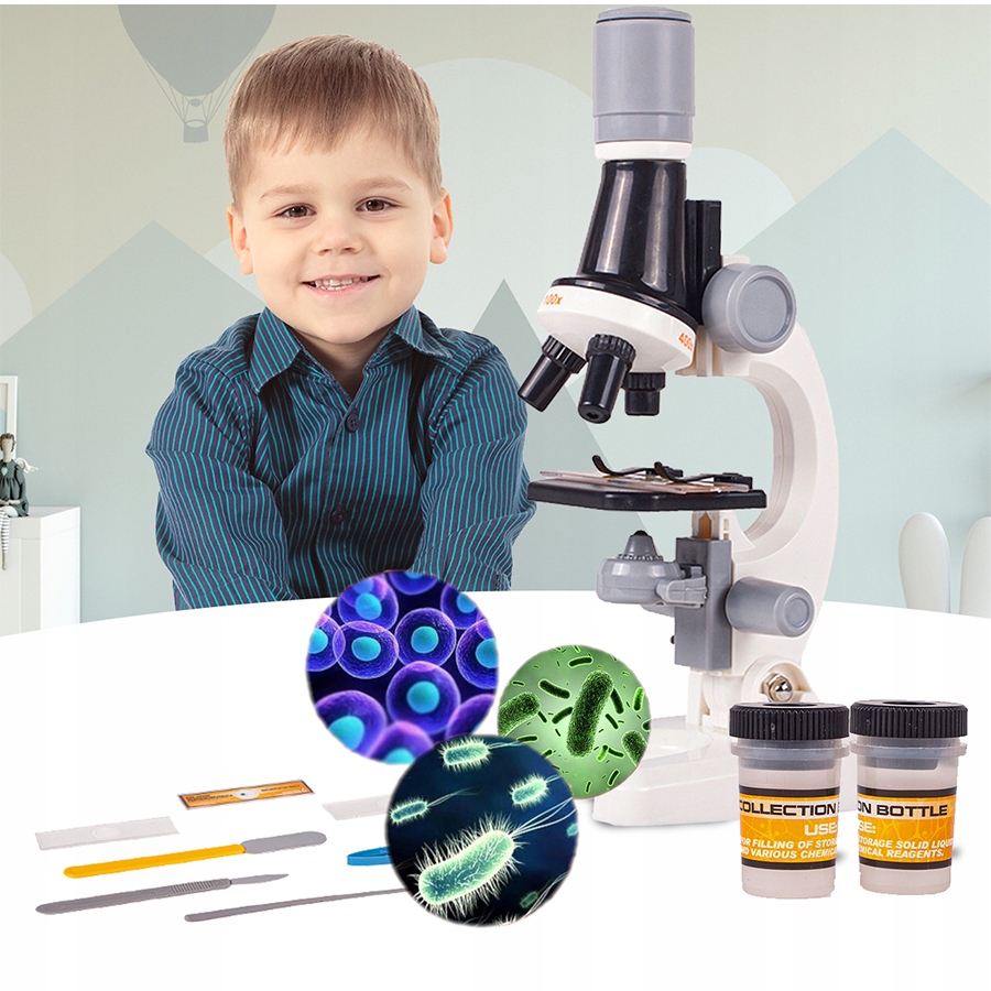 Купить МИКРОСКОП ДЛЯ МАЛЕНЬКОГО ШКОЛЬНОГО УЧЕНОГО 100/400/1200: отзывы, фото и характеристики на ...