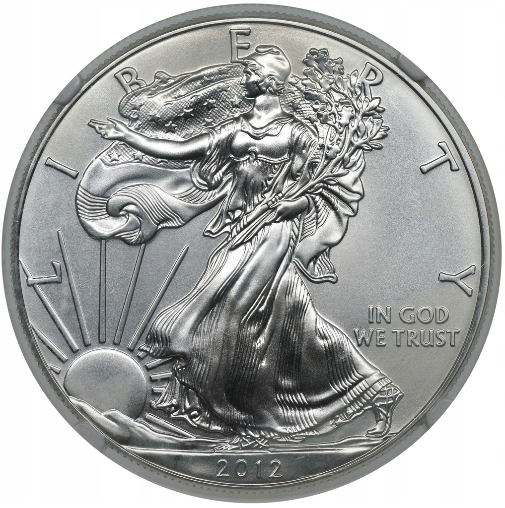 USA - 1 Dolar 2012 Amerykański Orzeł - Early Releases - NGC MS70 - MAX ...