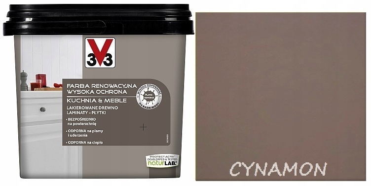 V33 Farba RENOWACJA Meble Kuchenne Cynamon 750ml - 7890839797 ...