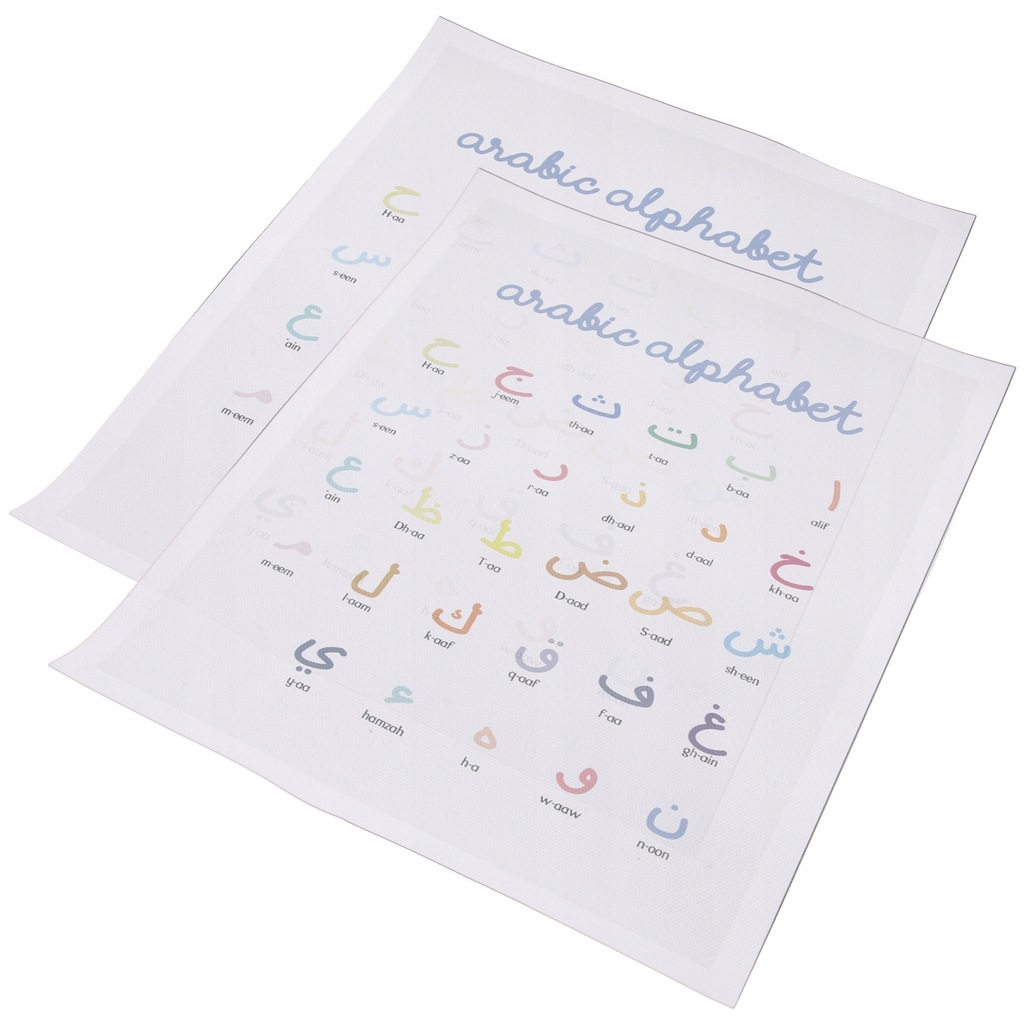 ARABIC NUMBERS POSTER WALL CHART LETTER DECALS - 15920851806 ...