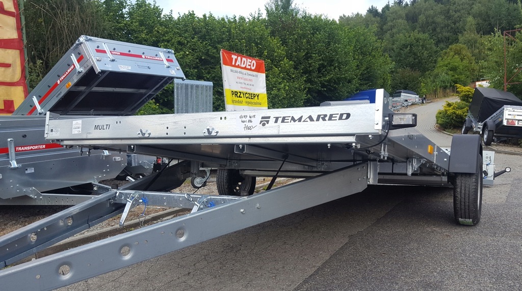 PRZYCZEPA TEMARED MULTITRANSPORTER 4018 platforma - 12459143046 ...