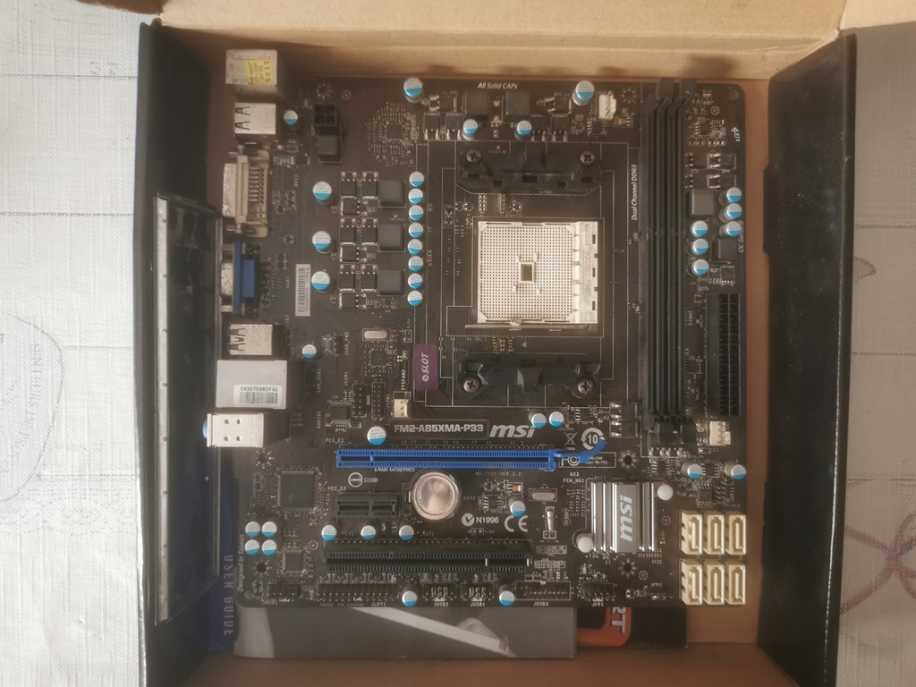 Płyta główna MSI FM2-A85XMA-P33 Micro ATX - 12421465275 - oficjalne archiwum Allegro