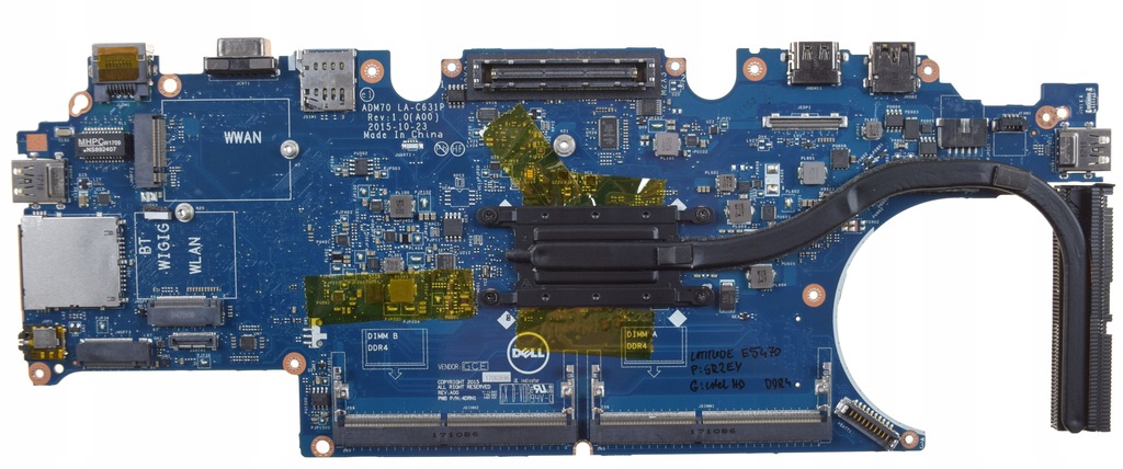 Płyta główna Dell Latitude E5470 ADM70 LA-C631P - 13116961737 ...