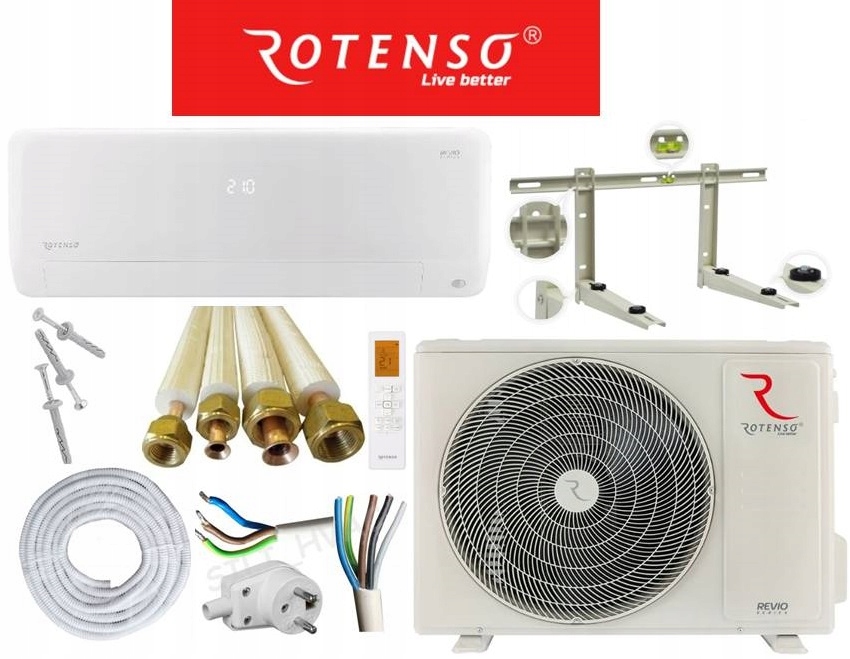 KLIMATYZATOR ROTENSO REVIO X 7,3 kW Z ZESTAWEM - 13137224882 ...