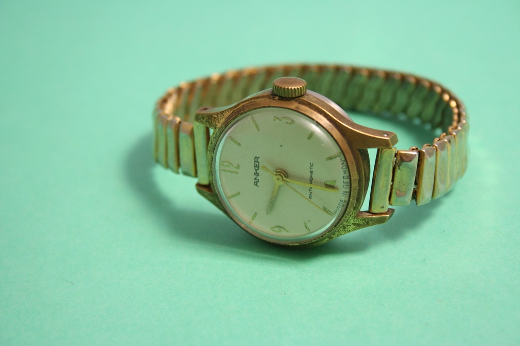 Zegarek damski Pozłacany ANKER- GERMANY - 10204311671 - oficjalne ...