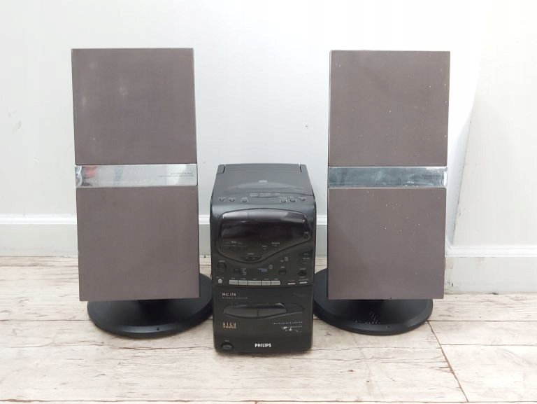 WIEŻA PHILIPS MC 170/34+ GŁOŚNIKI - 9117561188 - oficjalne archiwum Allegro