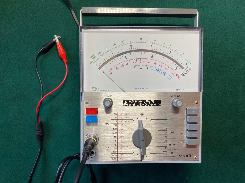 Multimetr Meratronik V640 skalibrowany nie hybryda - 12538791276 ...