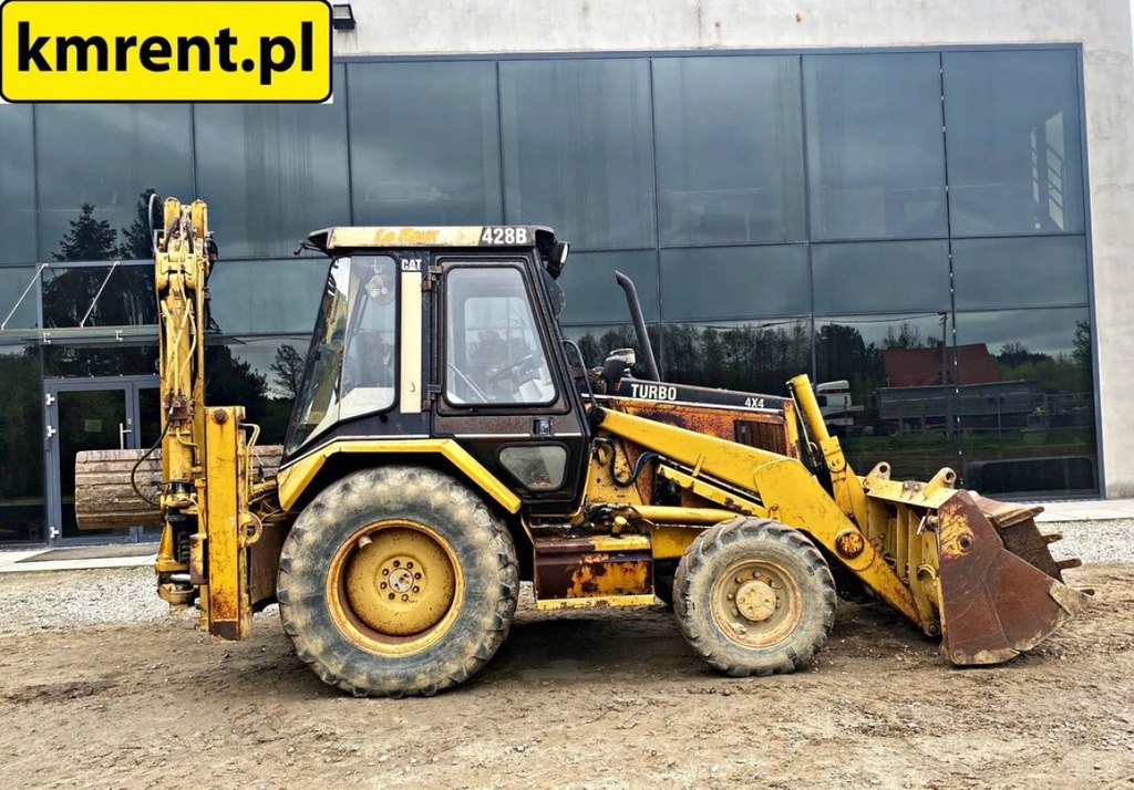 Caterpillar 428 B KOPARKO-LADOWARKA JCB 3CX C... - 15415531476 ...