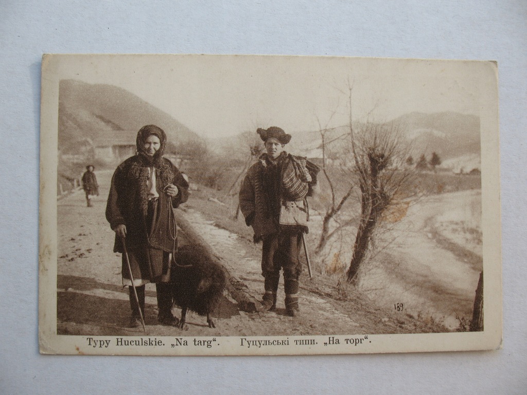 HUCULI HUCUŁ HUCULSZCZYZNA TYPY HUCULSKIE NA TARG przedwojenna ...