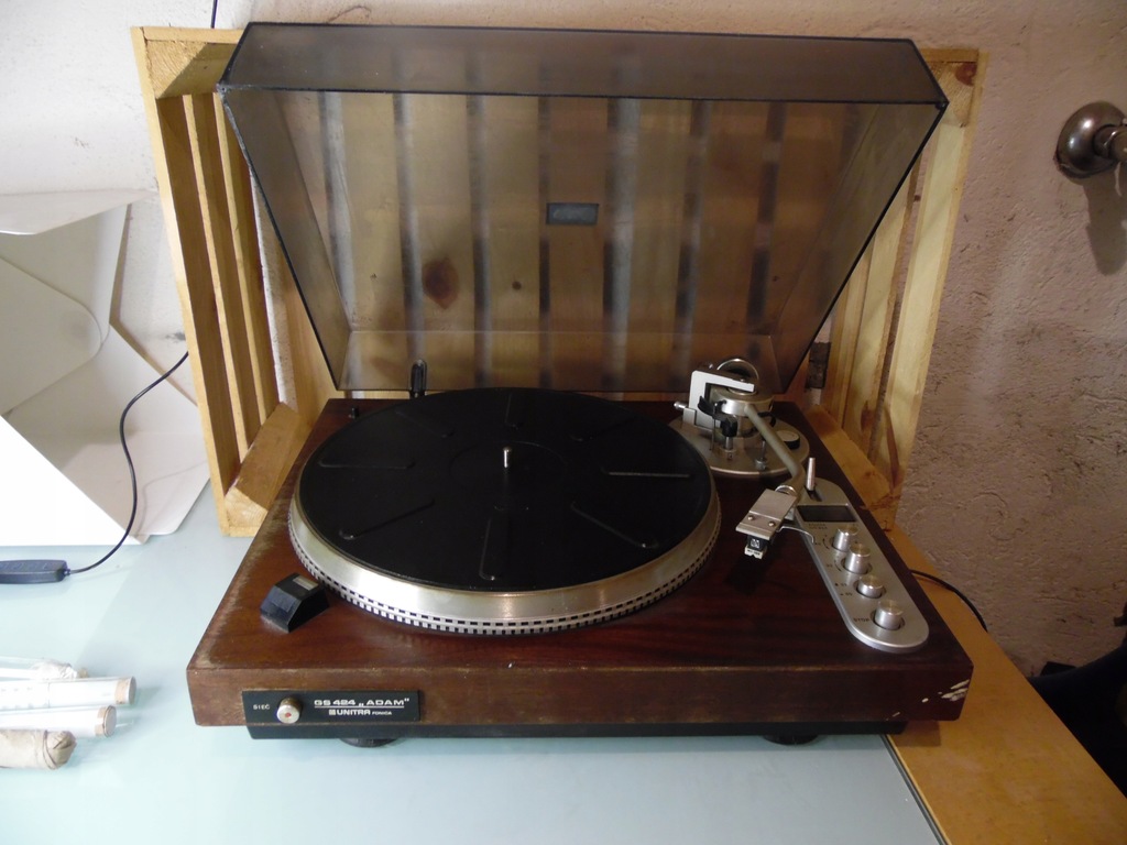 GRAMOFON UNITRA FONICA ADAM GS424 + DWIE PŁYTY - 12866160667 ...