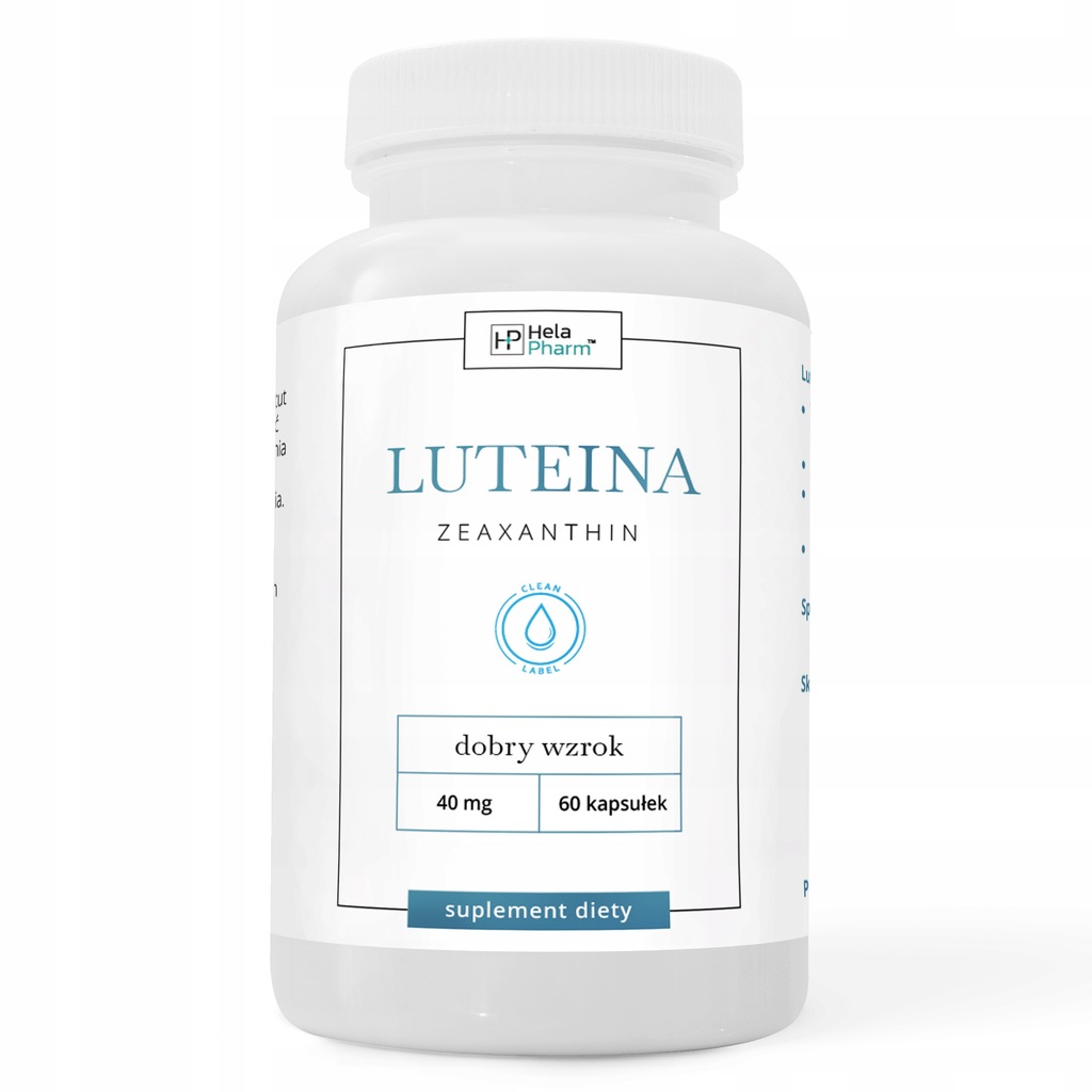 LUTEINA FORTE dobry wzrok 40mg - 60 kapsułek - 11234513658 - oficjalne ...