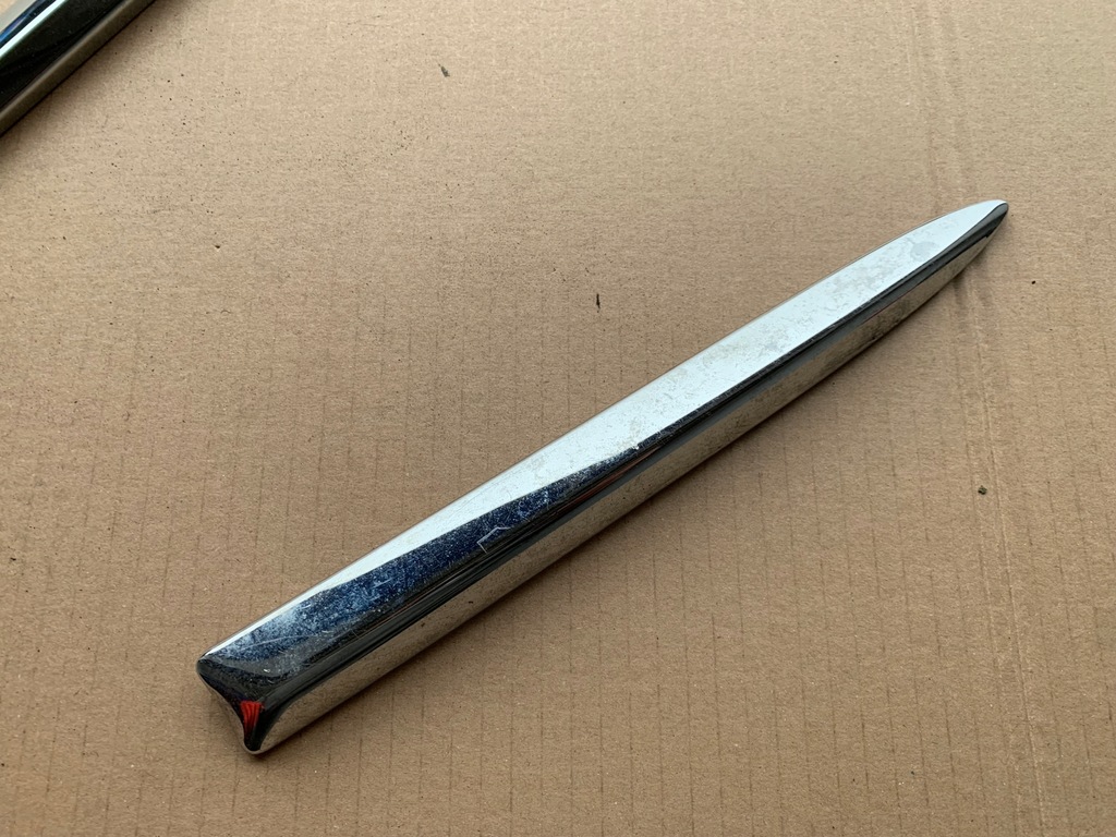 LISTWA ZDERZAKA PRZÓD LEWA FIAT 500 735425616 ORYGINAŁ ŁADNA ...