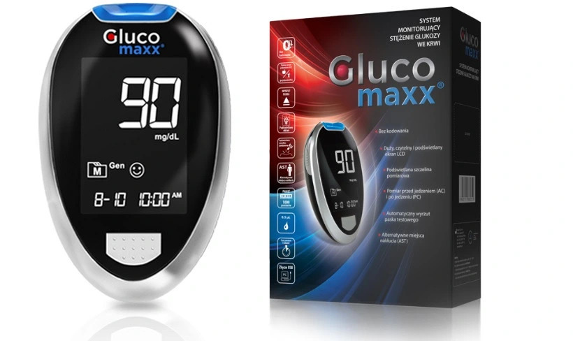 Glukometr Glucomaxx do pomiaru stężenia glukozy - 11240522759 ...