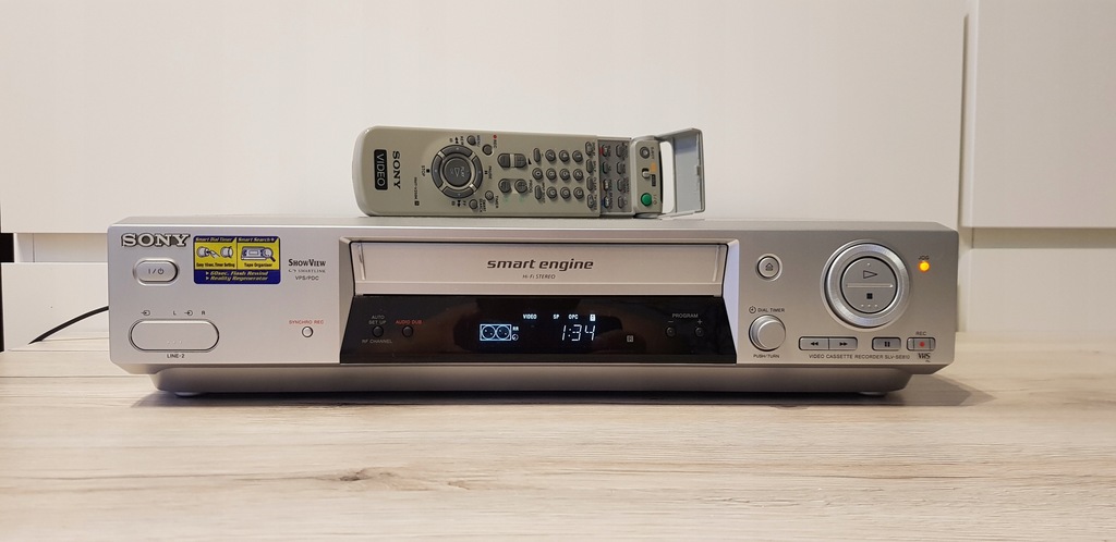 Magnetowid VHS Sony HiFi-STEREO SLV-SE810 - 13336359966 - oficjalne archiwum Allegro