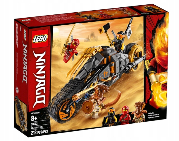 LEGO Ninjago 70672 Motocykl Cole'a - 12584097579 - oficjalne archiwum ...