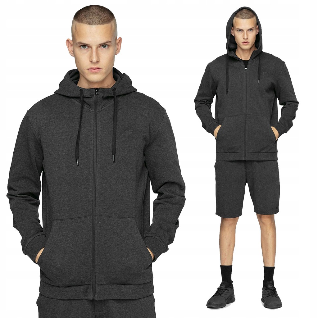 BLUZA MĘSKA Z KAPTUREM 4F H4-BLM353 - 11742841345 - oficjalne archiwum ...