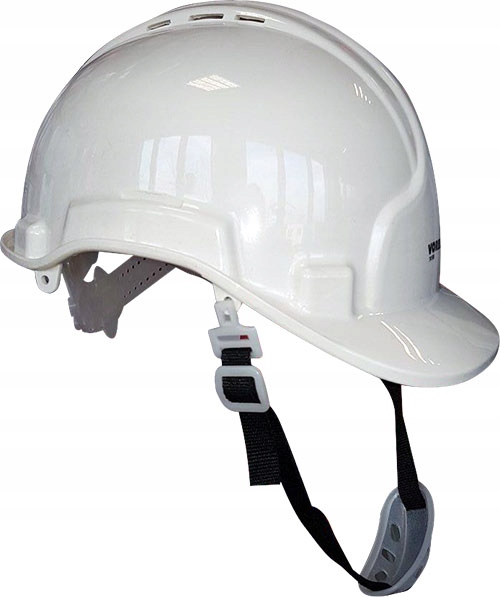 Hełm Kask BHP Budowlany ochronny Biały WENTYLOWANY - 10634226681 ...