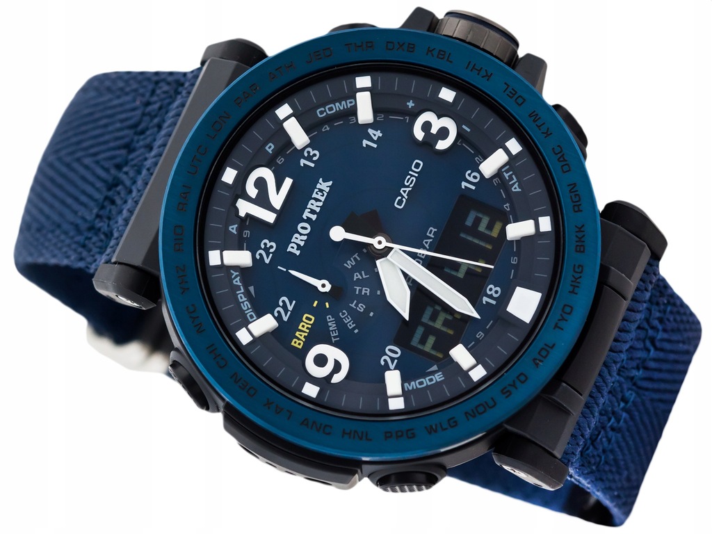 MĘSKI ZEGAREK CASIO PRG-600YB 2 PRO TREK BAROMETR - 10757485406 - oficjalne archiwum Allegro