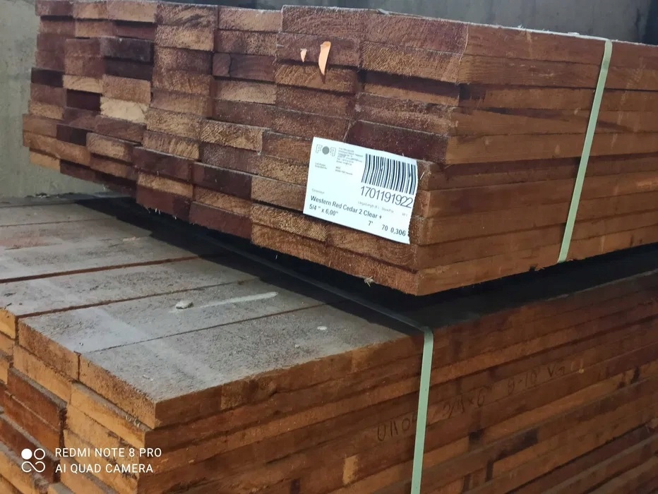 Cedr kanadyjski deska 32 mm 150 x 2200,3000,4000mm - 12158165113 ...