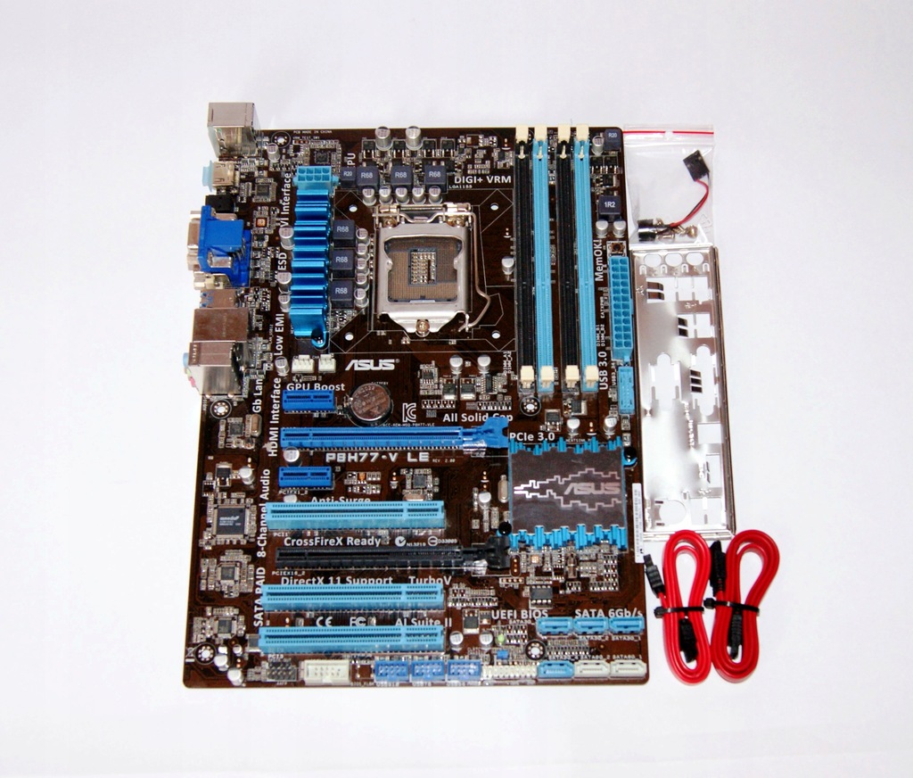 Płyta główna ASUS P8H77-V LE +akcesoria s.1155 - 8992000931 - oficjalne ...