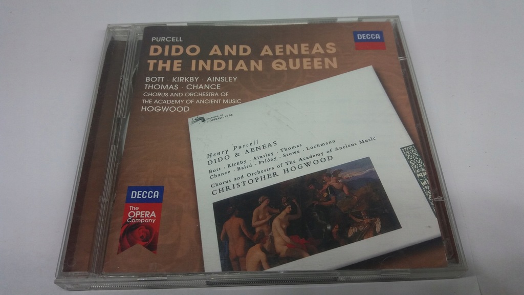 272 Purcell Bott Kirkby Ainsley Thomas.. 2CD 5++ - 12186431514 - oficjalne archiwum Allegro