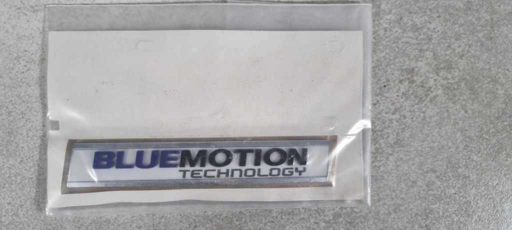 VW BLUEMOTION BLUE MOTION NAPIS LOGO EMBLEMAT 5G0 - 11216741558 ...
