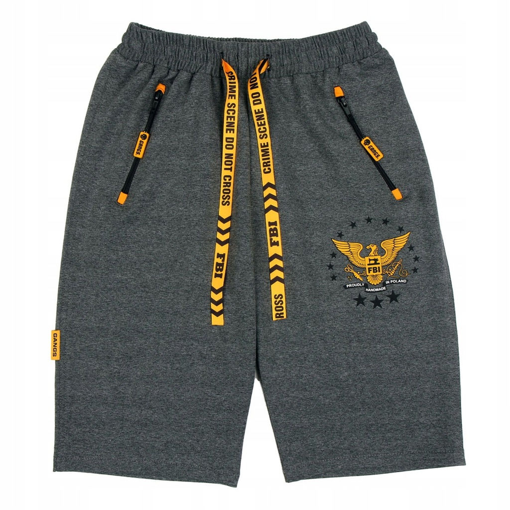 Krótkie Spodenki FBI melanż ciemne (r: 170) GANGS - 10828160207 ...